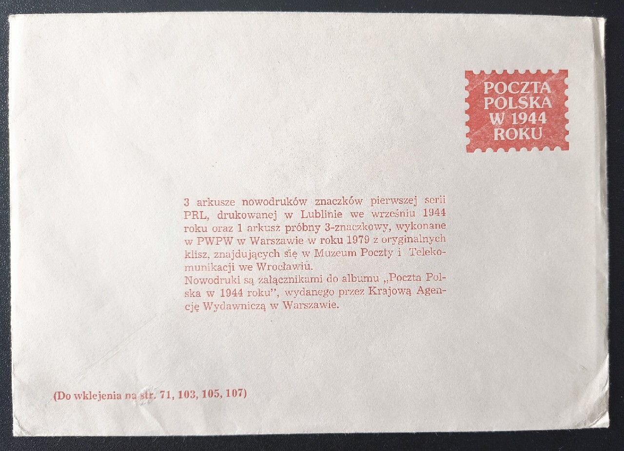 Poczta 1944 z kompletem Nowodruków Wodzów | Wrocław | Kup teraz na ...