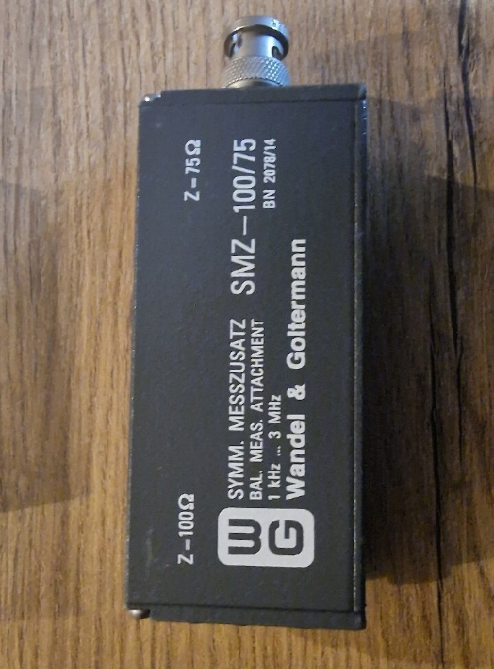 Wandel Goltermann SMZ-100/75ohm symetryzator | Warszawa | Licytacja na ...