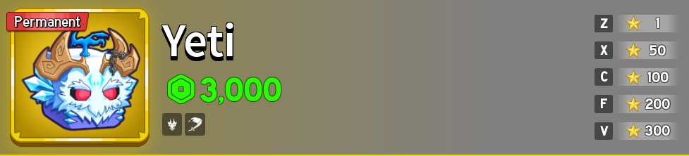 Yeti Permanent w Blox Fruit (Roblox) | Czapury | Kup teraz na Allegro ...