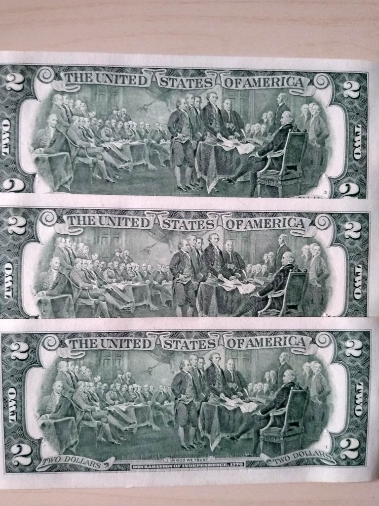 Banknoty USA Dwa Dolary Nowe | Kwidzyn | Kup teraz na Allegro Lokalnie
