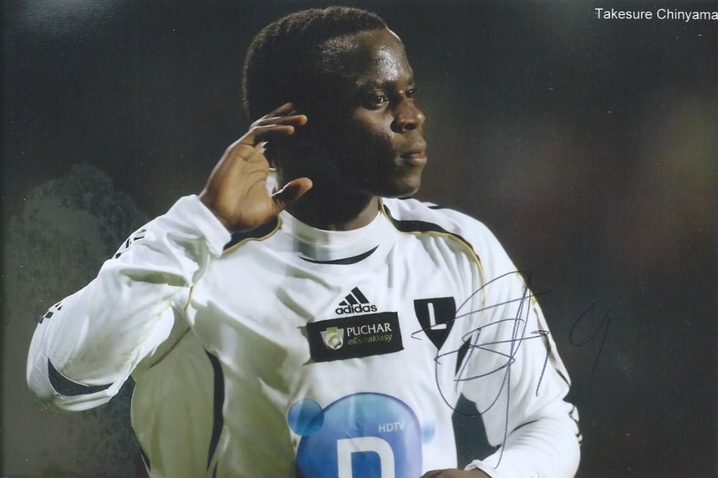 Takesure CHINYAMA autograf LEGIA | Warszawa | Kup teraz na Allegro Lokalnie