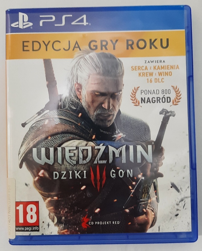 WIEDŹMIN 3 III DZIKI GON EDYCJA GRY ROKU / PS4 / PS5 POLSKI DUBBING ...