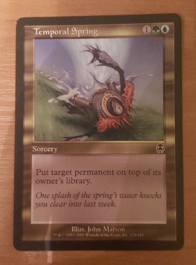 Karta: Temporal Spring. Magic The Gathering | Przemyśl | Kup teraz na ...