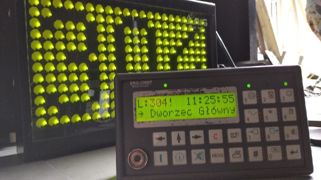 Autokomputer R&G SRG3000P sterownik tablic autobus | Janowice ...