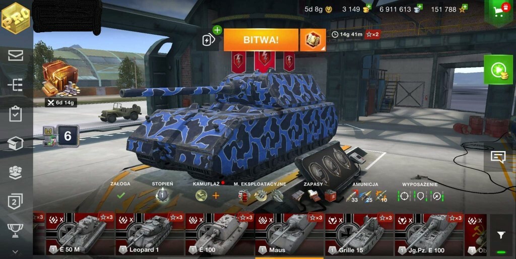 Konto Wot Blitz PRO Avatar, camo | Kraków | Ogłoszenie na Allegro Lokalnie