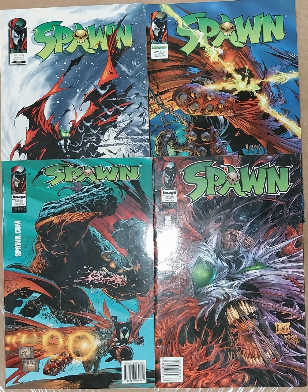 SPAWN 4 tomy z 2001 roku | zielonka | Kup teraz na Allegro Lokalnie