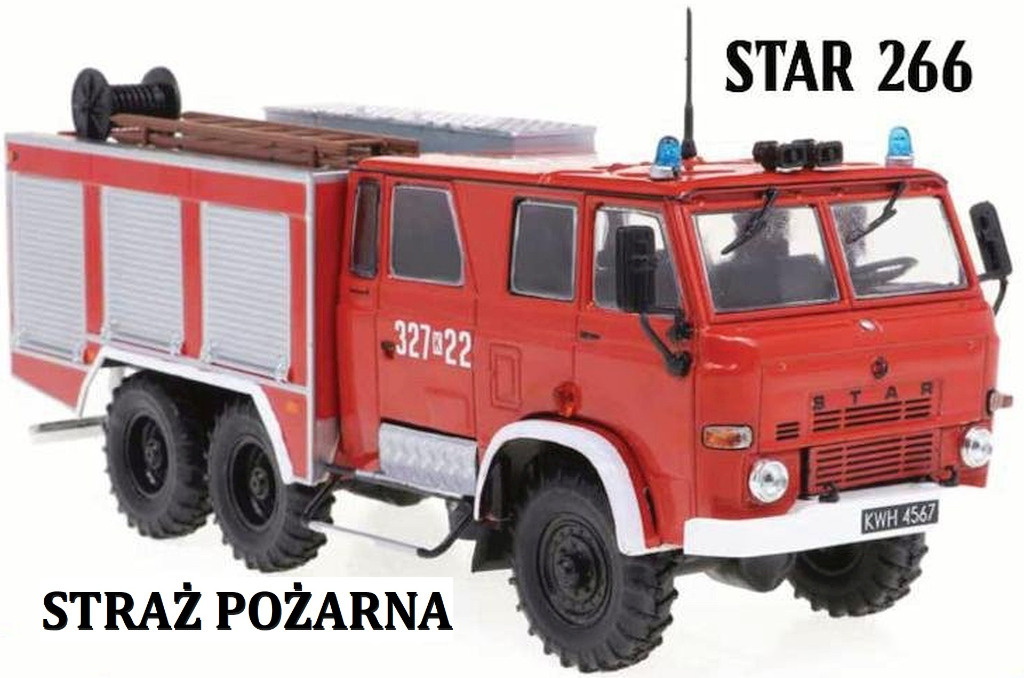 STAR 266 STRAŻ POŻARNA DEAGOSTINI 1:43 | Nysa | Kup teraz na Allegro Lokalnie