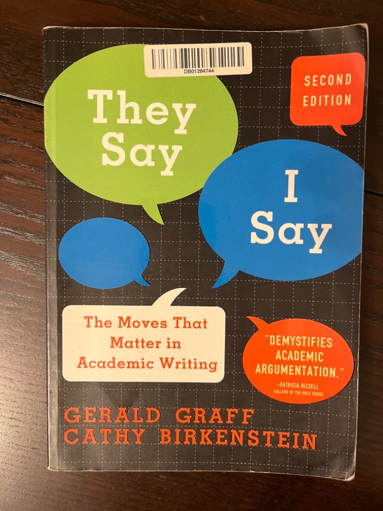 They Say I Say Gerald Graff Cathy Birkenstein Wrocław Ogłoszenie Na