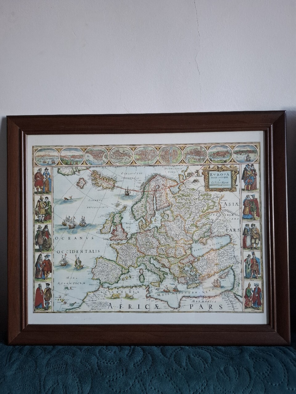 Stara mapa europy | Gdańsk | Kup teraz na Allegro Lokalnie