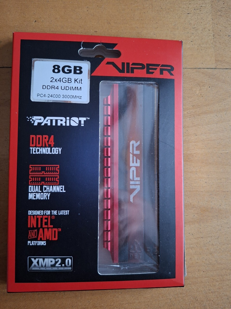 Pamięć RAM Patriot VIPER DDR4 8GB 2x4GB 3000MHz CL16 | Poznań | Kup ...