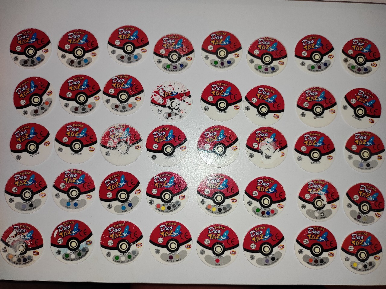 Pokemon tazo duo pełna kolekcja kapsle żeton | Kielce | Kup teraz na ...