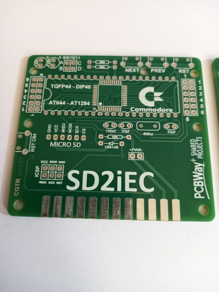 Płytka PCB SD2IEC do Commodore 64 | Chocianów | Kup teraz na Allegro ...