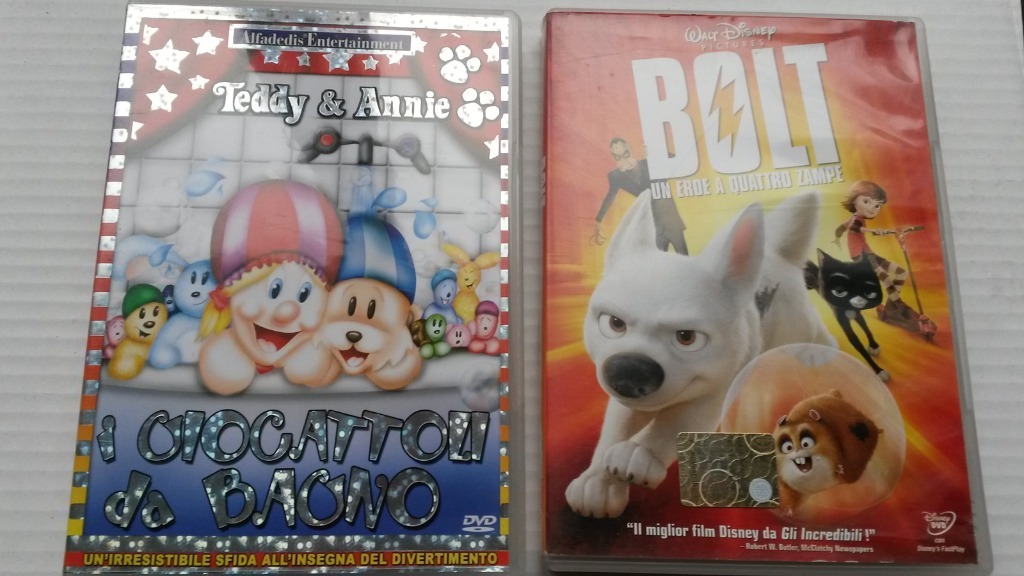 DVD Disney bajka włoski po włosku Bolt Teddy Anne | Jaworzno | Kup ...
