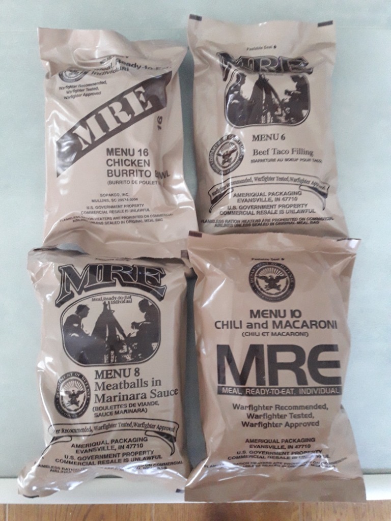 Oryginalne Amerykańskie MRE racja żywnościowa SR | Kłodzko | Kup teraz ...