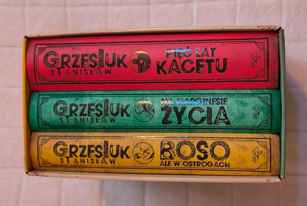 Pruszyński STANISŁAW GRZESIUK Boso ale w ostrogach. Na marginesie Pięć ...