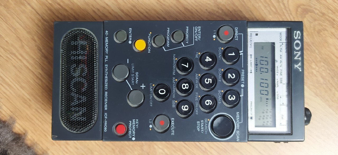 Radio globalne SONY HI SCAN ICF-PRO80 | Jasło | Licytacja na Allegro ...