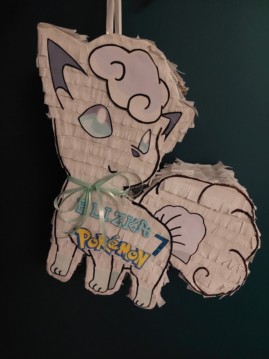 Piniata pokemon alola vulpix ice z kijem | Środa wielkopolska | Kup ...