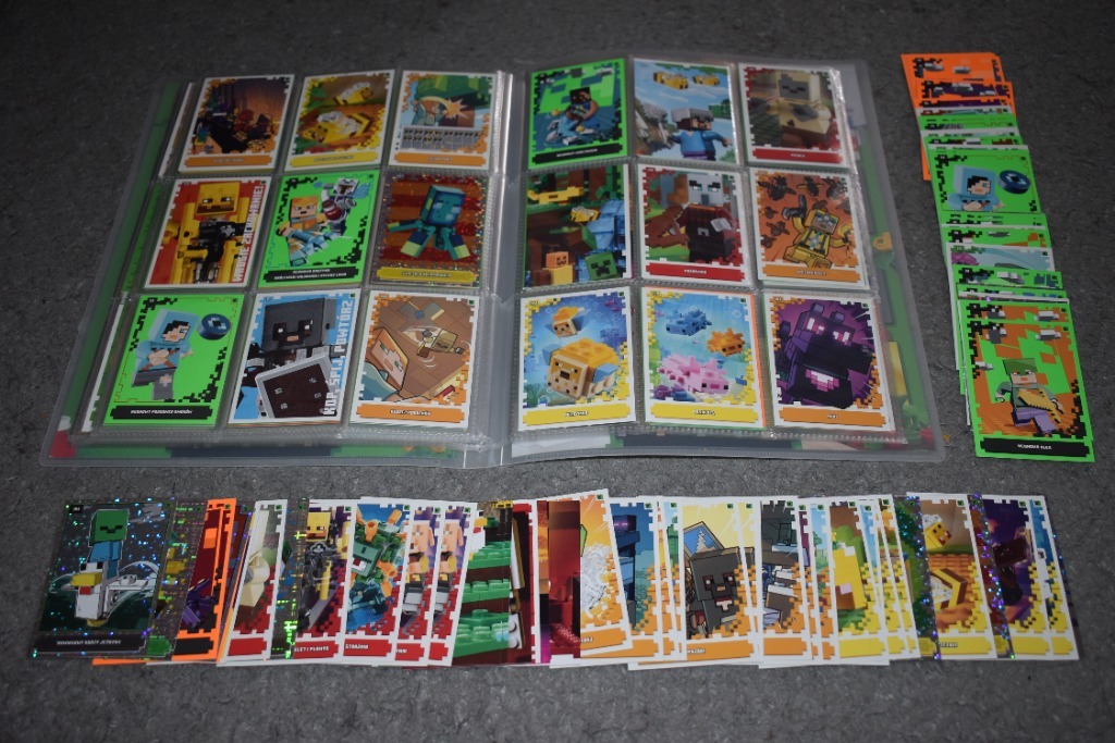 Karty kolekcjonerskie Lego Minecraft Blue Ocean 123szt | Zgierz | Kup ...