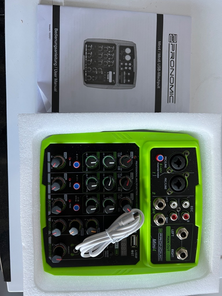 Pronomic Mini4 MIKSER AUDIO USB 4-kanałowy | Bielawa | Kup teraz na ...