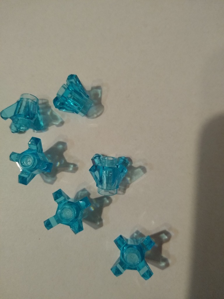 LEGO kryształ 11127 trans light blue 6 sztuk | Wrocław | Kup teraz na ...