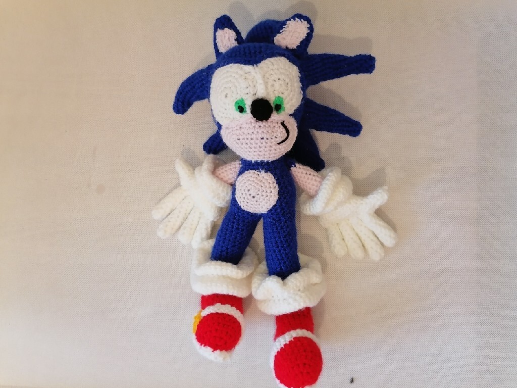 Postać bajkowa sonic handmade | Pacyna | Kup teraz na Allegro Lokalnie
