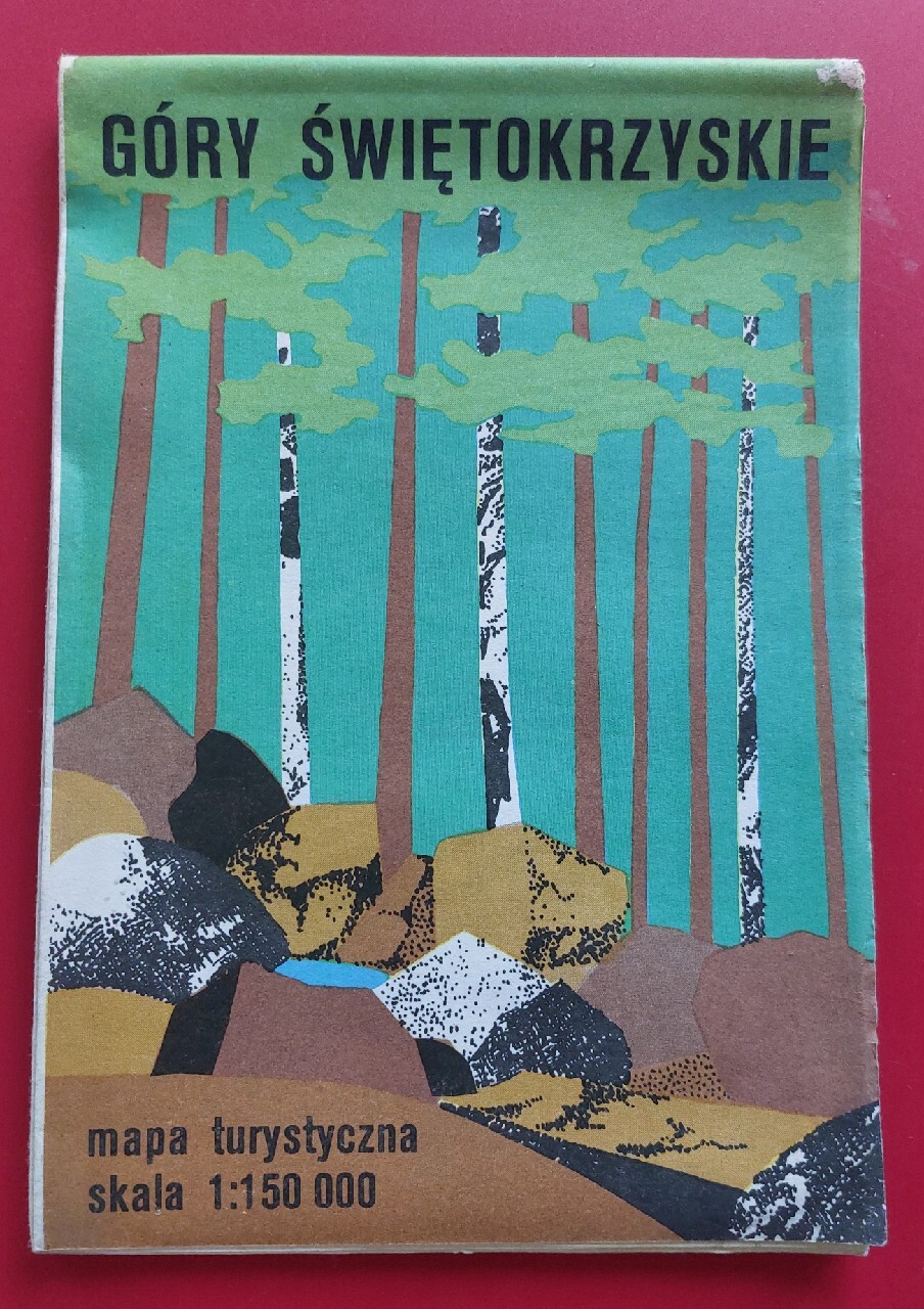Mapa turystyczna Góry Świętokrzyski 1977r. | Pisz | Licytacja na ...