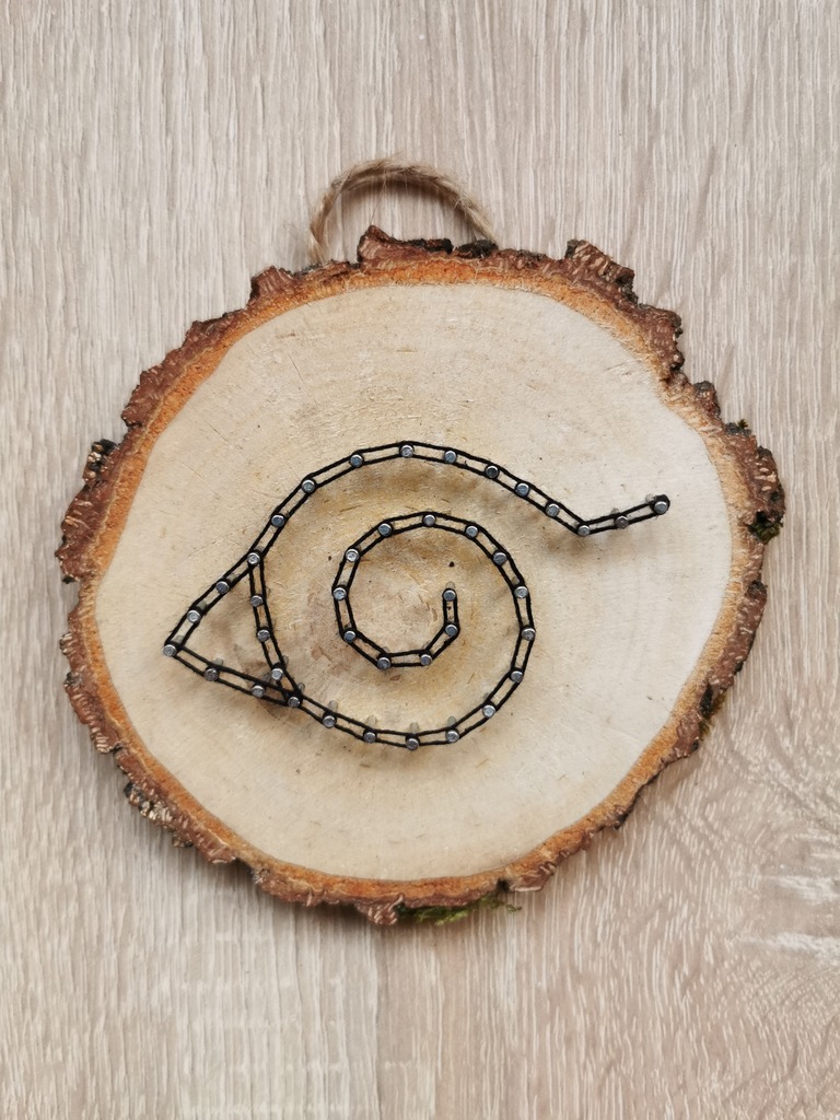 Obraz dekoracja string-art Naruto Konoha | Gniezno | Kup teraz na ...