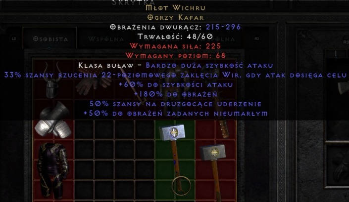 Młot wichru - Windhammer D2R PS4/PS5 SC NL | Mielec | Kup teraz na ...