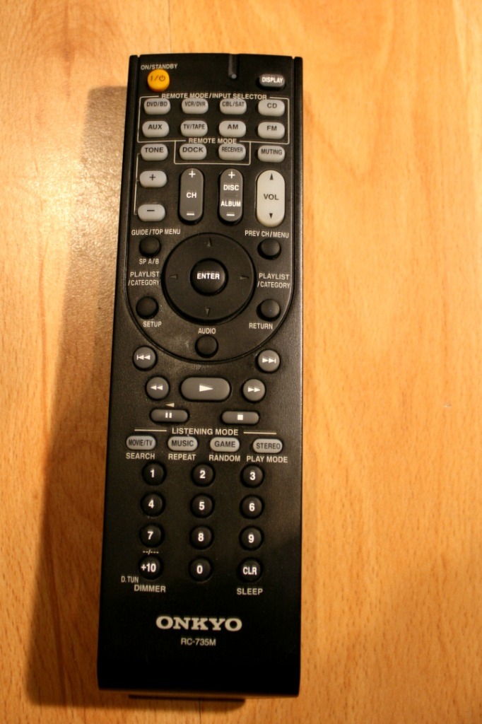 Pilot Onkyo RC 735M amplituner TX SR 507 307 m 607 608 | Gdańsk | Kup teraz na Allegro Lokalnie