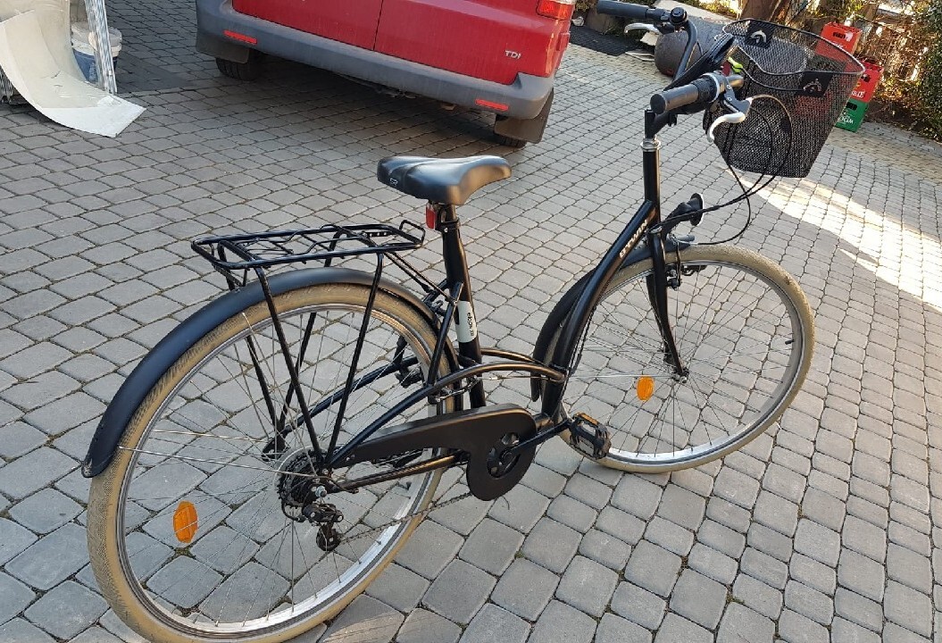 Rower miejski B-twin Elops 300 okazja | Rybnik | Ogłoszenie na Allegro ...