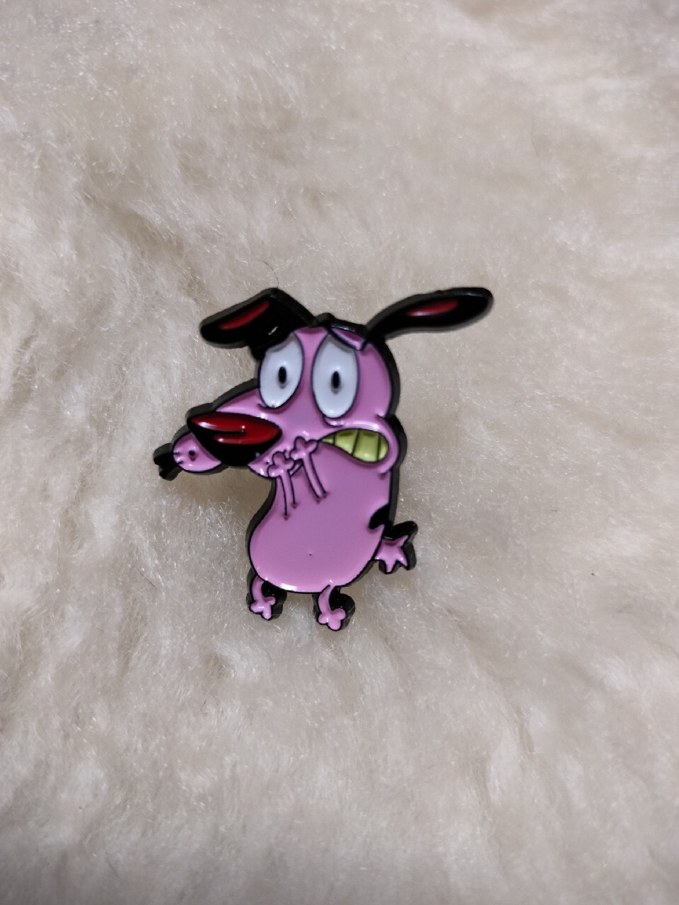Chojrak pies Cartoon Network bajka kreskówka przka metal pin emalia ...