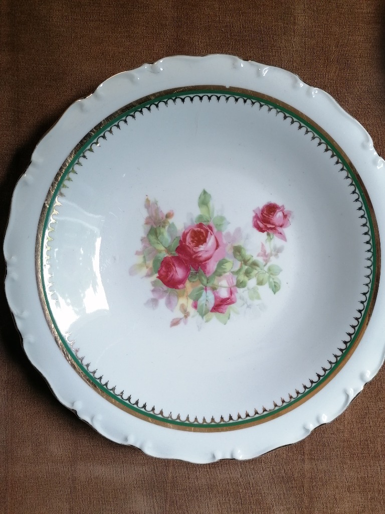 Antyk - Talerz- Porcelana antyczna - Allegro.pl