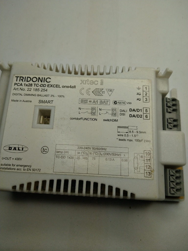 Zasilacz Tridonic PCA 1x18 TCDD DALI | Warszawa | Kup teraz na Allegro ...