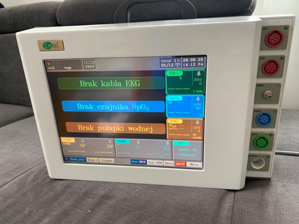 Kardiomonitor Emtel Fx 2000 - Niska cena na Allegro