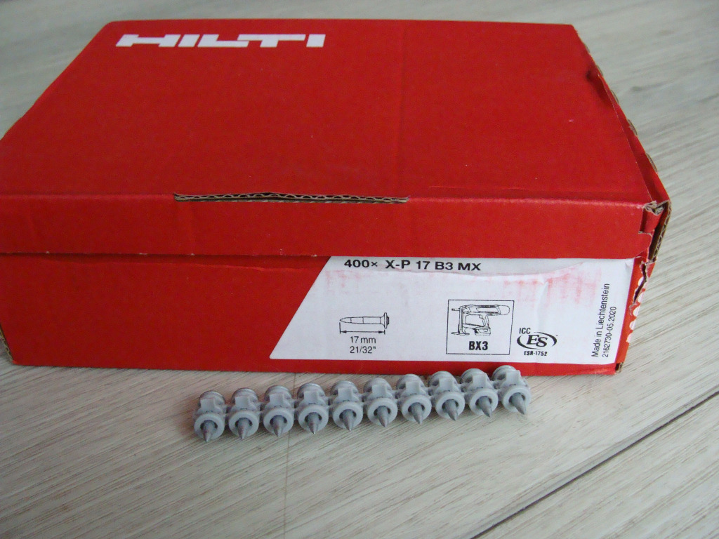 HILTI BX3 17mm GWOZDZIE OSADZAKA AKUMULATOROWEGO | chrząstowice | Kup ...