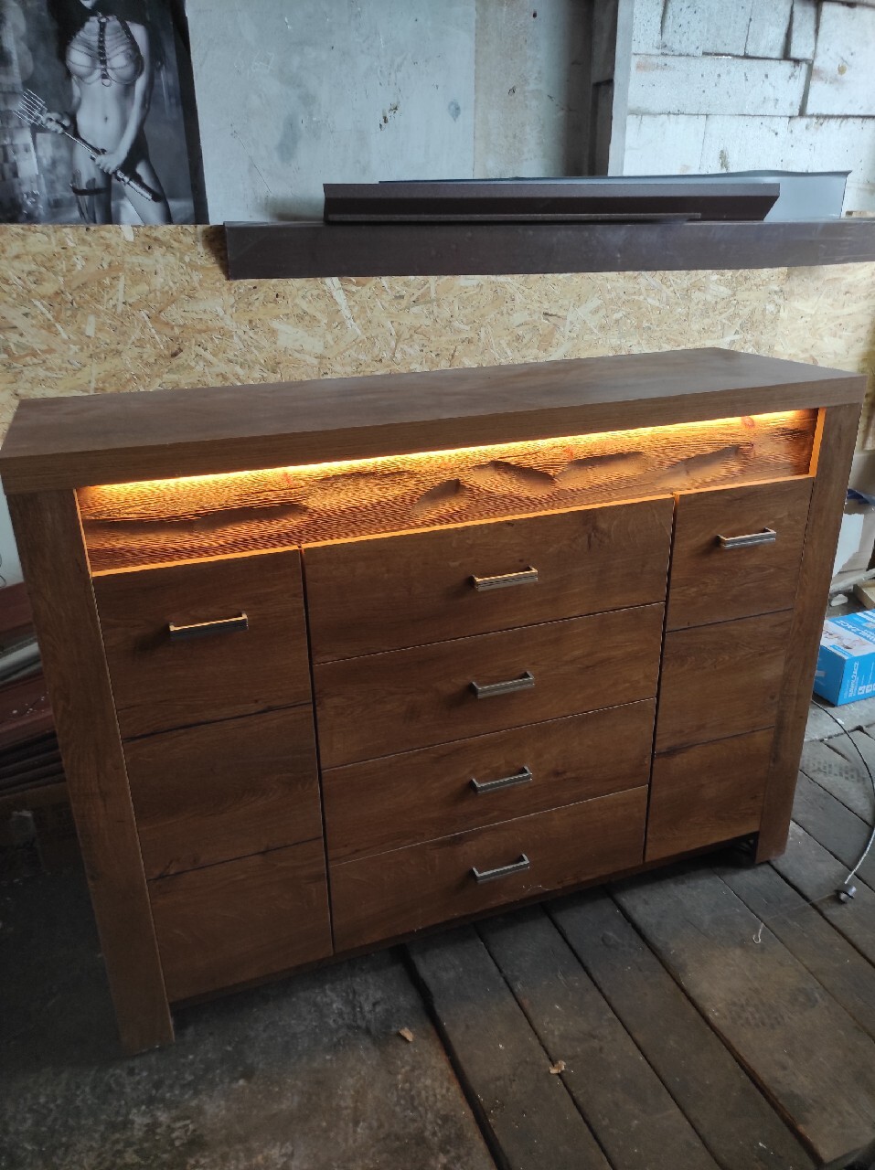 Komody plus RTVka podświetlenie LED | Elbląg | Kup teraz na Allegro ...