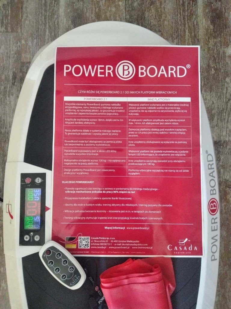 Platforma wibracyjna Casada Power board | Zawady | Ogłoszenie na ...