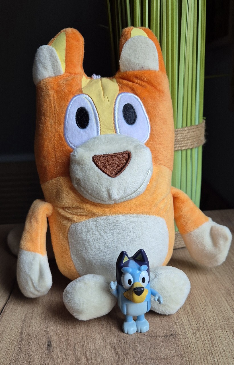 Maskotka figurka pieski pies Bluey Bingo bajka Blue | Olsztyn | Kup ...