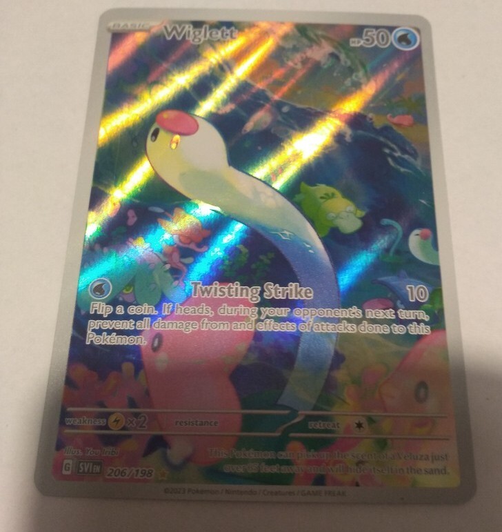 Karta pokemon wigglet ilustrator rare 206 198 | Międzyrzecz | Kup teraz ...