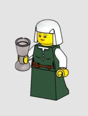 LEGO 10305 Chłopka z kielichem Gospodyni cas570 31120 21325 71038 ...