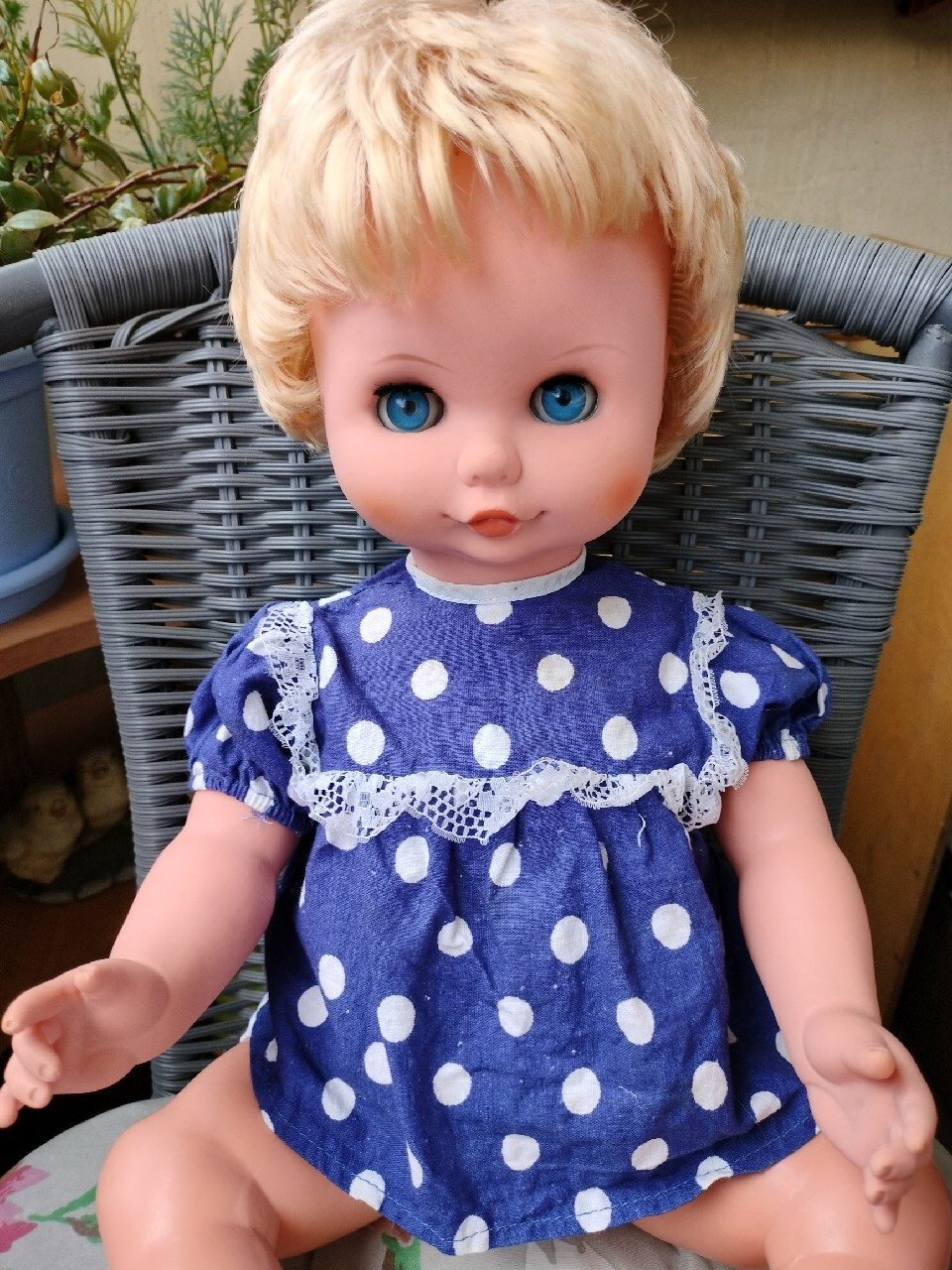 STARA LALKA CZASY PRL MECHANIZM NA PŁYTĘ | Czeladź | Kup teraz na ...