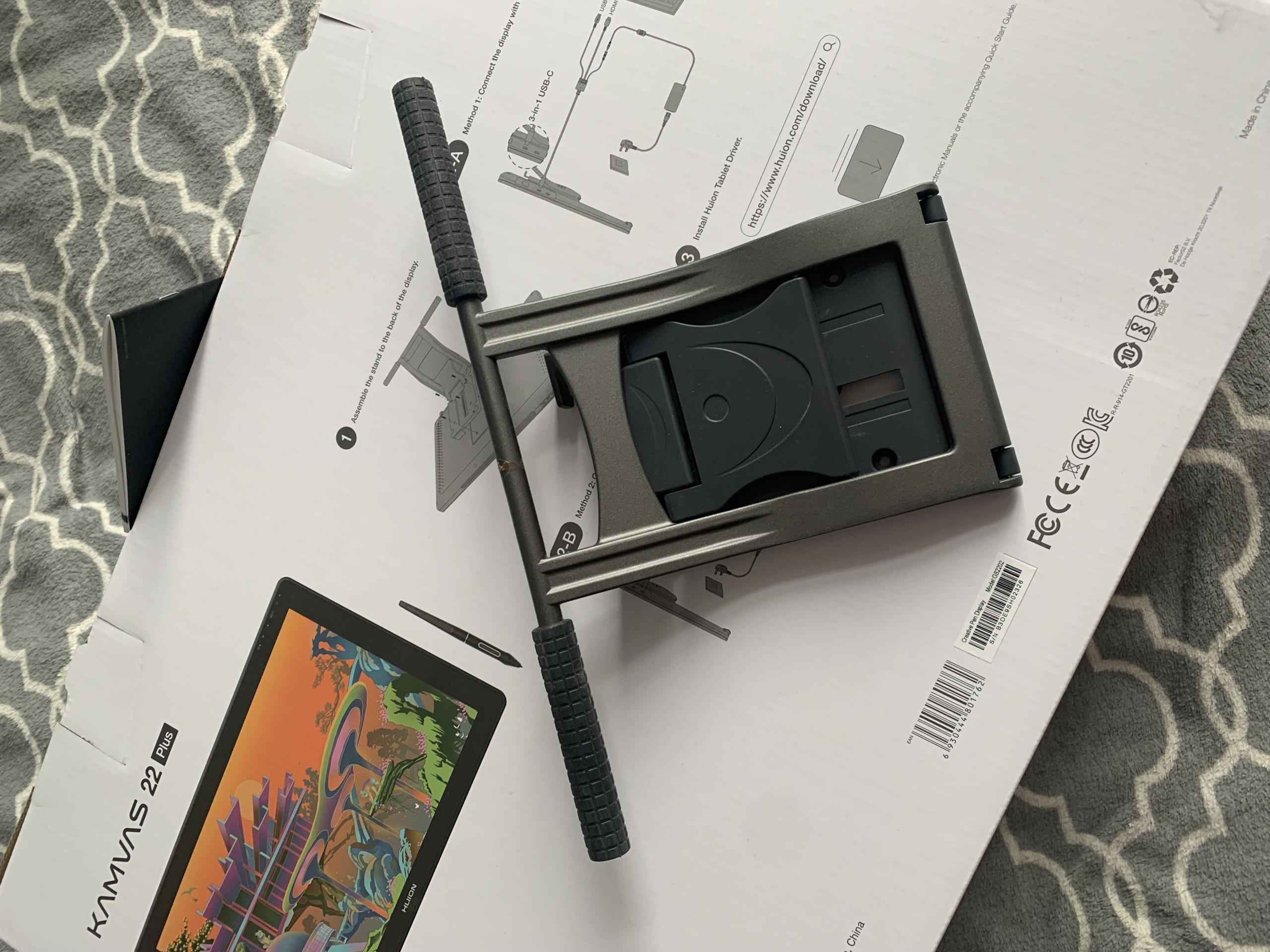 Tablet Huion Kanvas 22 plus | Warszawa | Ogłoszenie na Allegro Lokalnie