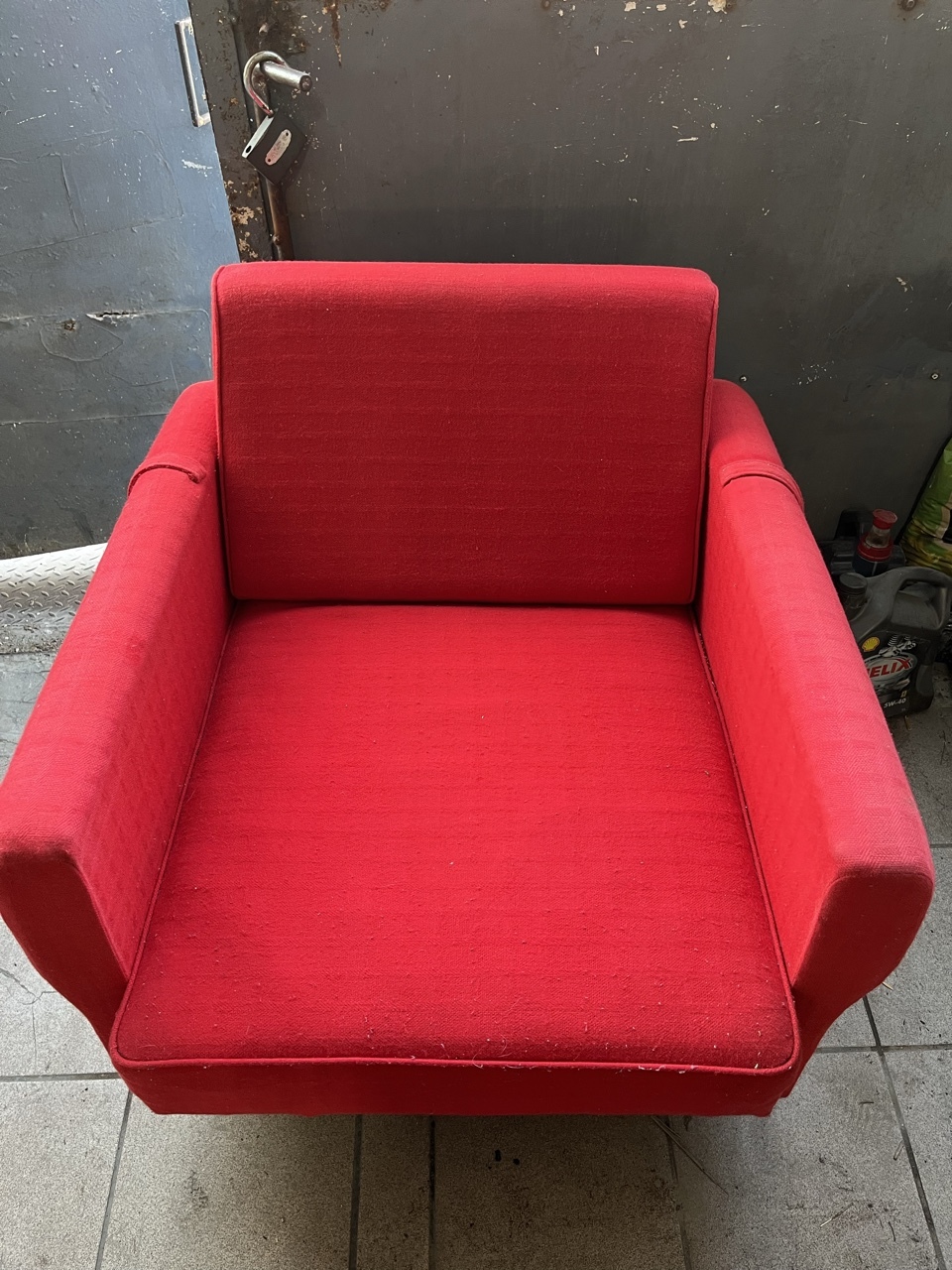 Czerwony rozkładany fotel | Lublin | Kup teraz na Allegro Lokalnie