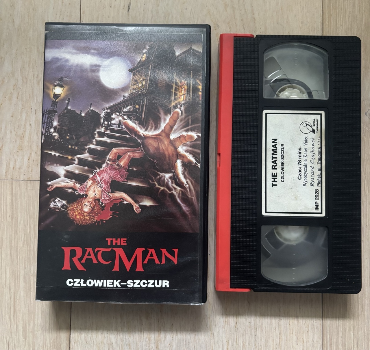 Ratman kaseta VHS Człowiek Szczur lektor unikat | Cedry Wielkie | Kup ...