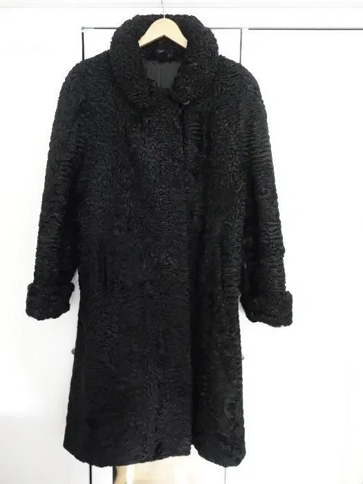 Futro z karakuł karakuły 38 M czarne OKAZJA | Warszawa | Ogłoszenie na ...