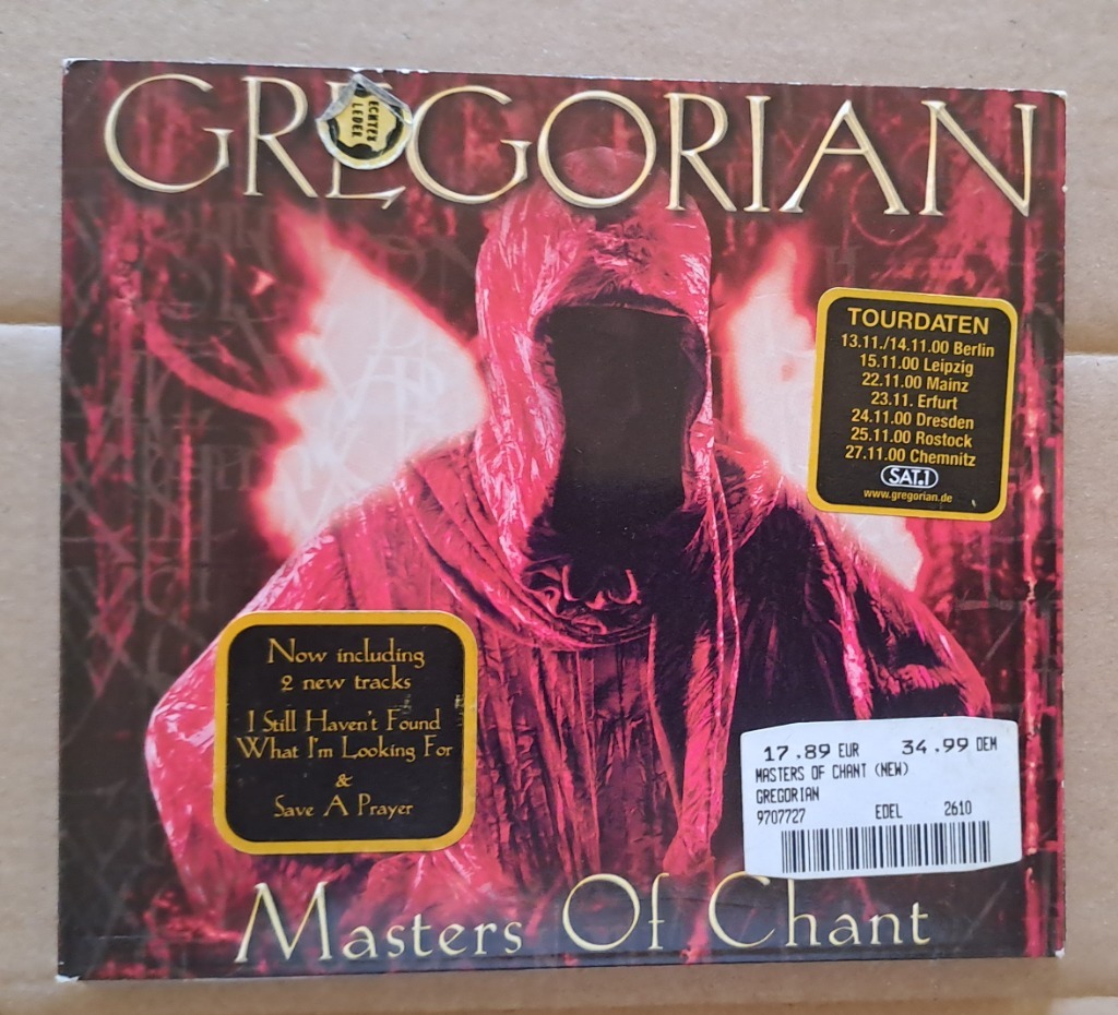 Gregorian – Masters Of Chant - Cd digipack | Ciechanów | Kup teraz na Allegro Lokalnie