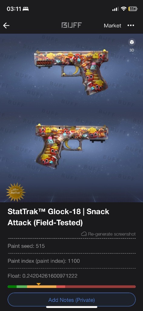 Glock-18 - Snack Attack |FT| ST| csgo skns | Ostrzyce | Kup teraz na ...