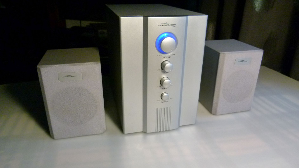 Głośniki Ultra Media 2 1 subwoofer AUX SPRAWNE | Zamość | Kup teraz na ...