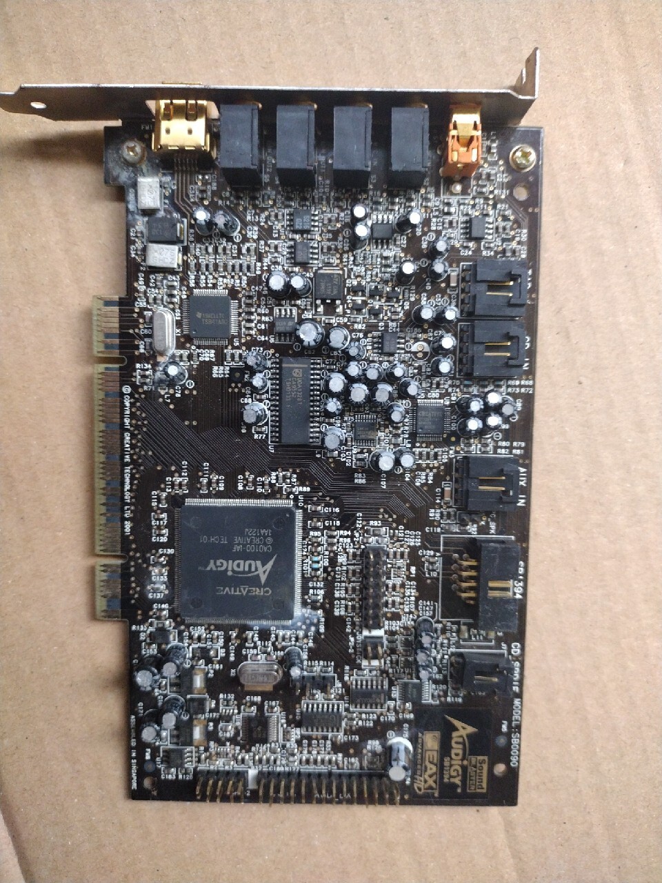 Sound blaster audigy eax advanced HD PCI sb0090 | Michałów-Reginów ...