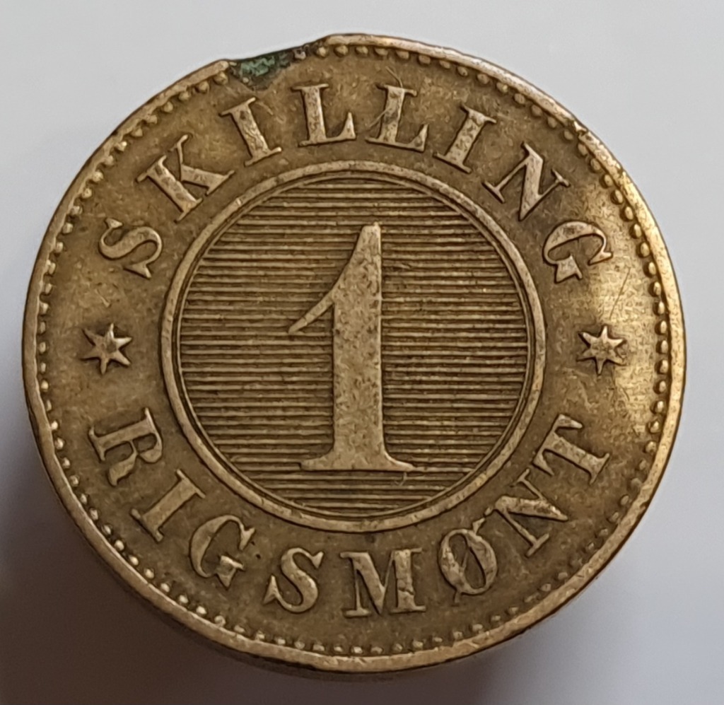 DANIA 1 SKILLING 1867 #2 | Bielsko-Byala | Kup teraz na Allegro Lokalnie